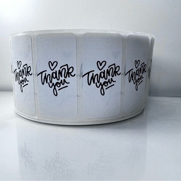 Stickeraft | Office | Thank You Sticker Roll For Poshmark Shipping ...